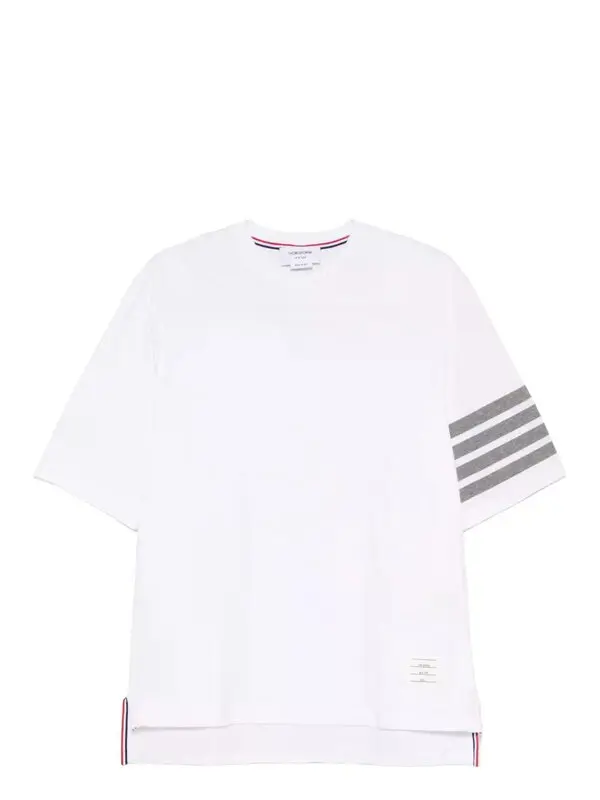 Thom Browne 4-bar Stripe T-shirt - White