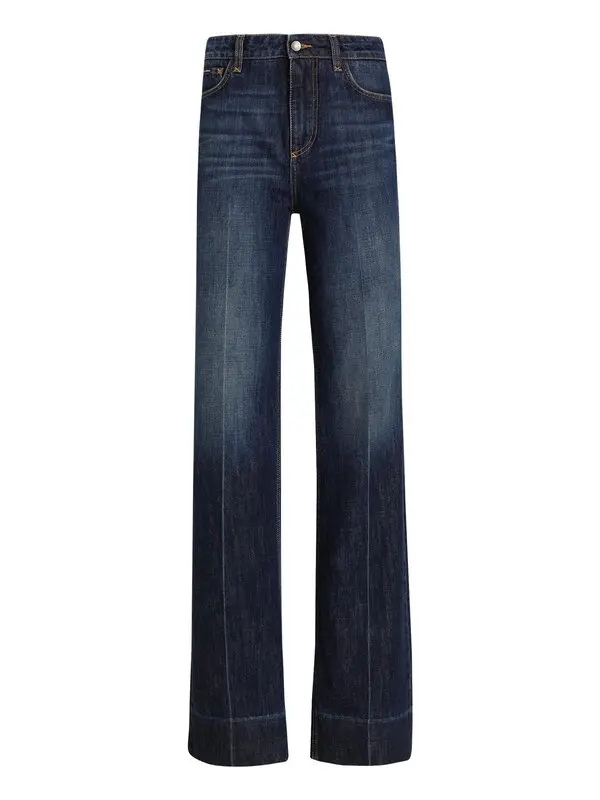 Dolce & Gabbana Denim Cigarette Jeans - Multicolor