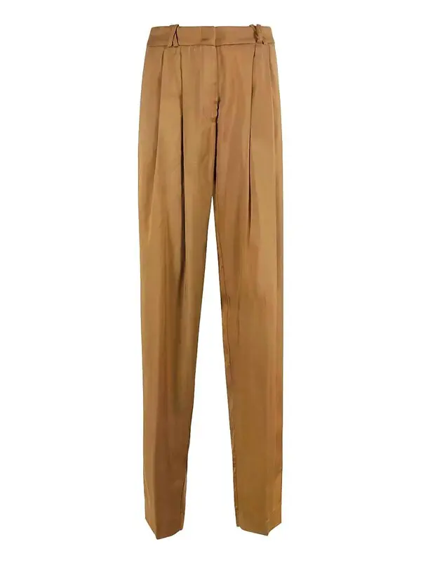 Federica Tosi Straight-leg Trousers - Brown