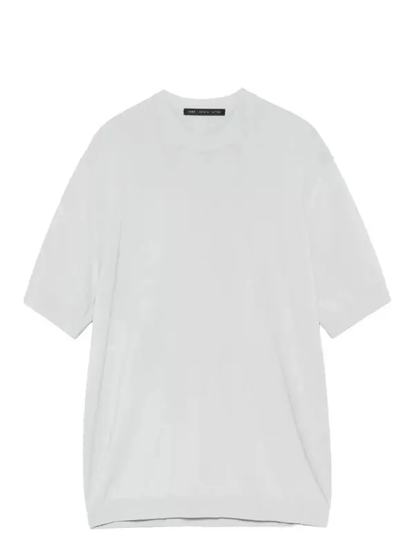 LOW BRAND Fine-knit T-shirt - Grey