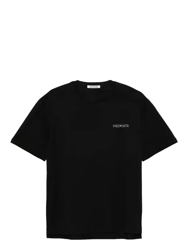 Premiata Contrasting-detail Side-slits T-shirt - Black