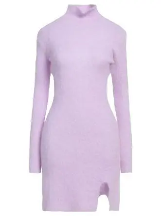 VICOLO Mini Dress Alpaca Wool Blend - Purple
