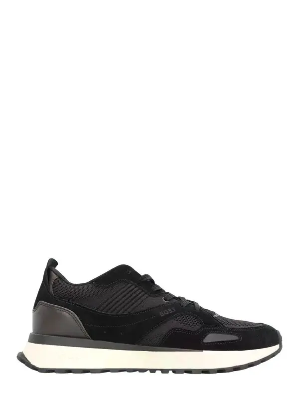 BOSS Jonah Mesh Panelled Sneakers - Black