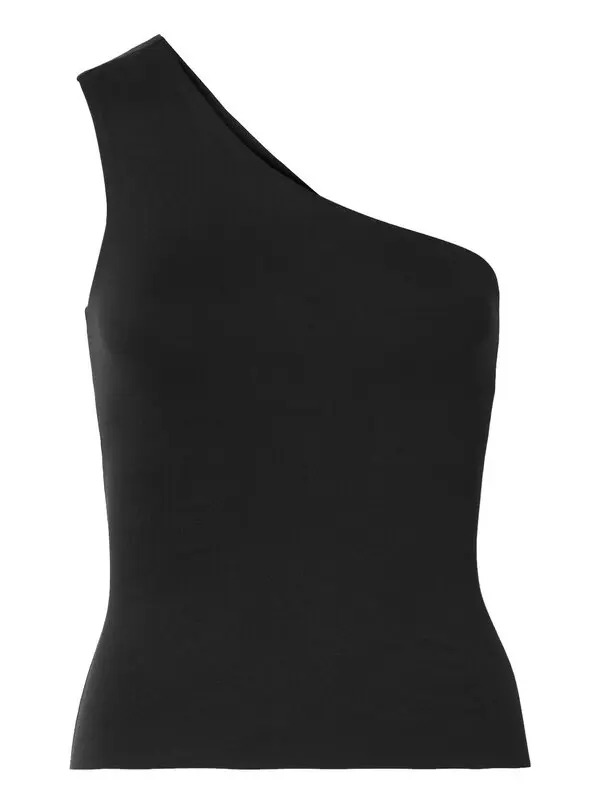 Nike One-shoulder Dri-fit Tank - Black