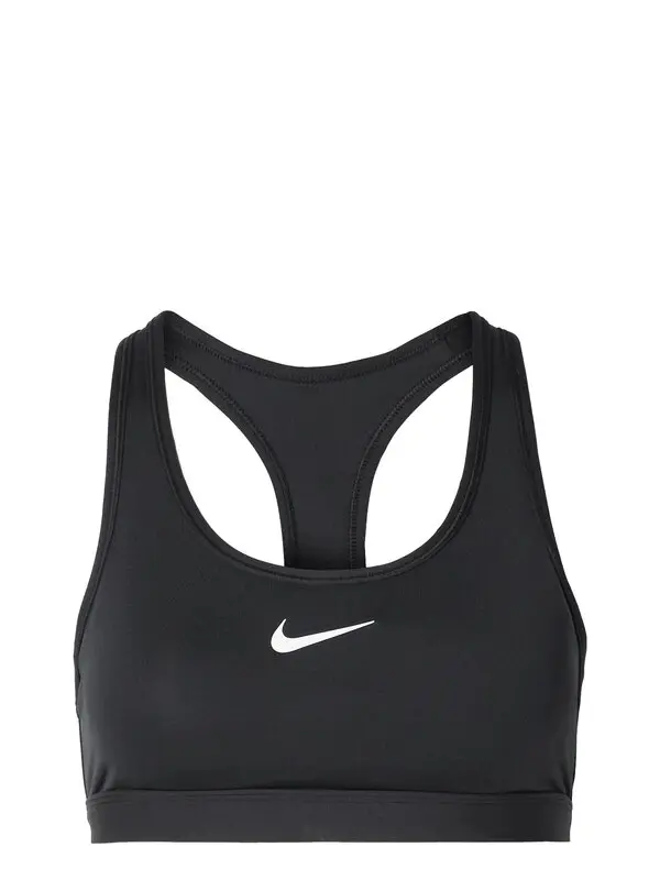 Nike Swoosh Dri-fit Sports Bra - Black