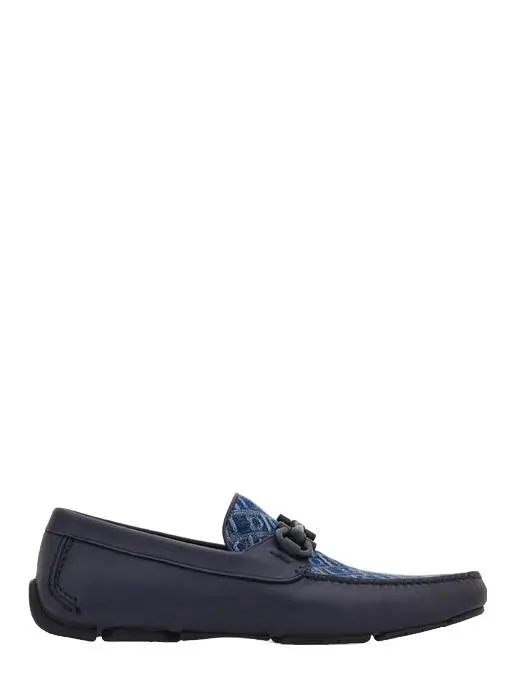 FERRAGAMO Driver With Gancini Ornament - Navy