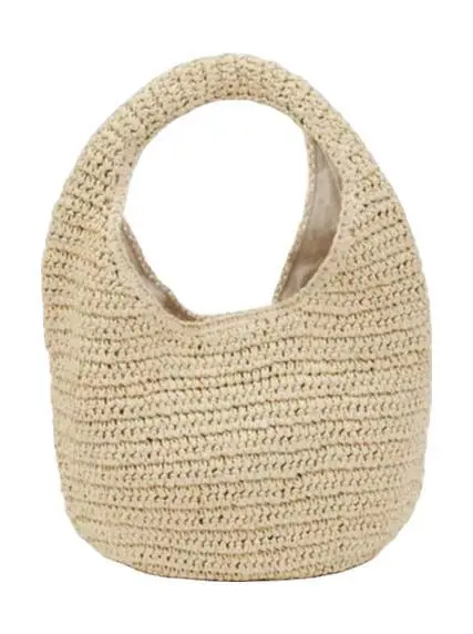 Velvet By Graham & Spencer Shelly Paper Straw Bag - Natural