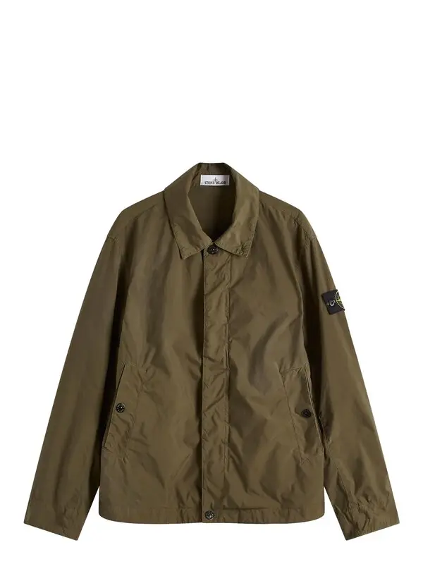 Stone Island Light Compact Poly-tc Jacket - Military Green