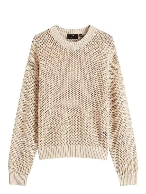 REPRESENT Open Gauge Knit Sweater - Off White