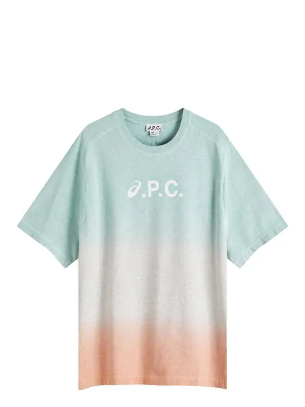 A.p.c. X Asics Wind Logo Dip Dye T-shirt - Multi