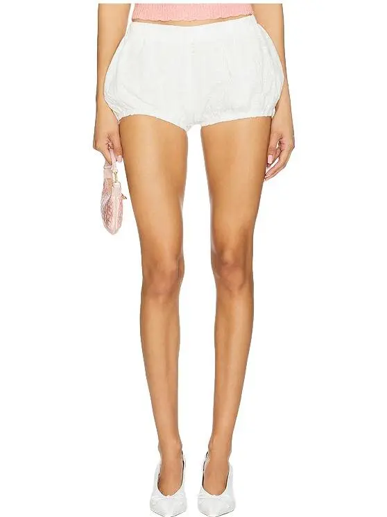 AMELIE TEJE Paiges Bloomers Short - Ivory