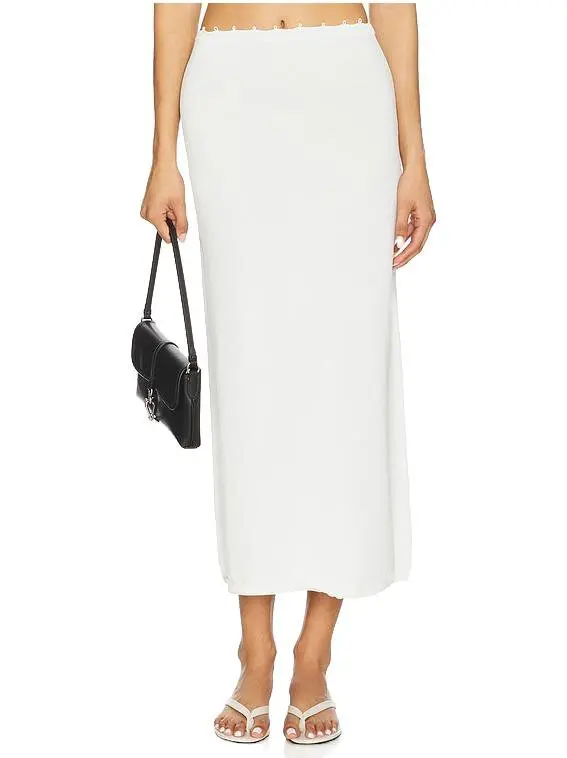 AMELIE TEJE Dalia Skirt - White