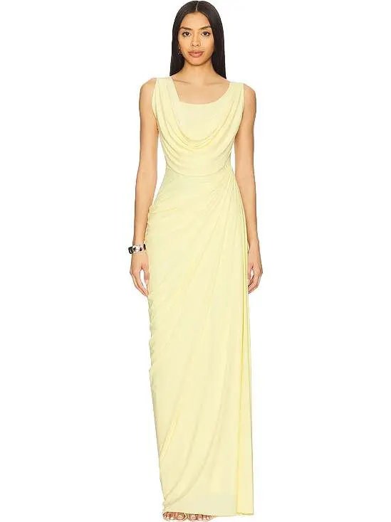 DEME BY GABRIELLA Renata Dress - Butter Yellow