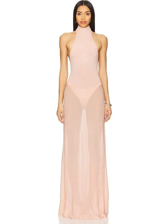 Nbd Fleur Maxi Dress - Blush