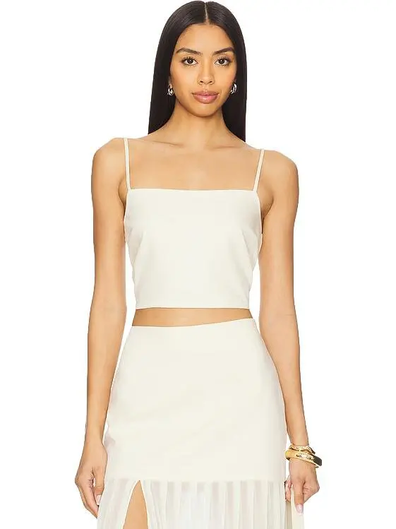 4TH & RECKLESS Lucian Crop Top - Cream