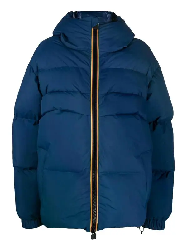 K-WAY Clauden 2.1 Padded Parka Coat - Blue
