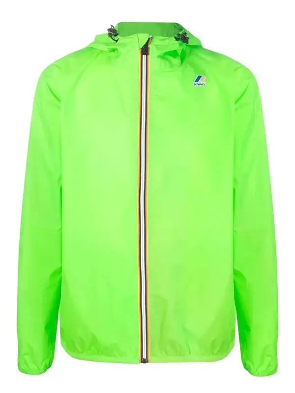 K-WAY Logo-print Hooded Jacket - Green