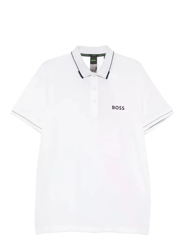 BOSS Paul Pro Polo Shirt - White