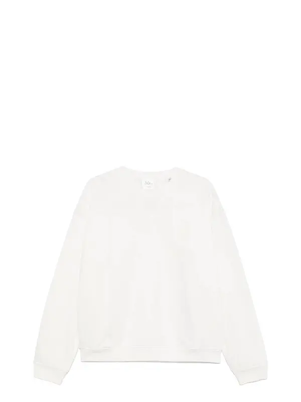 FRAME X Ritz Paris Logo-embroidered Sweatshirt - White