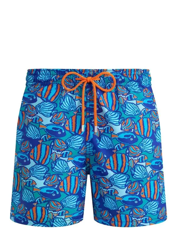 Vilebrequin Printed Swim Shorts - Blue