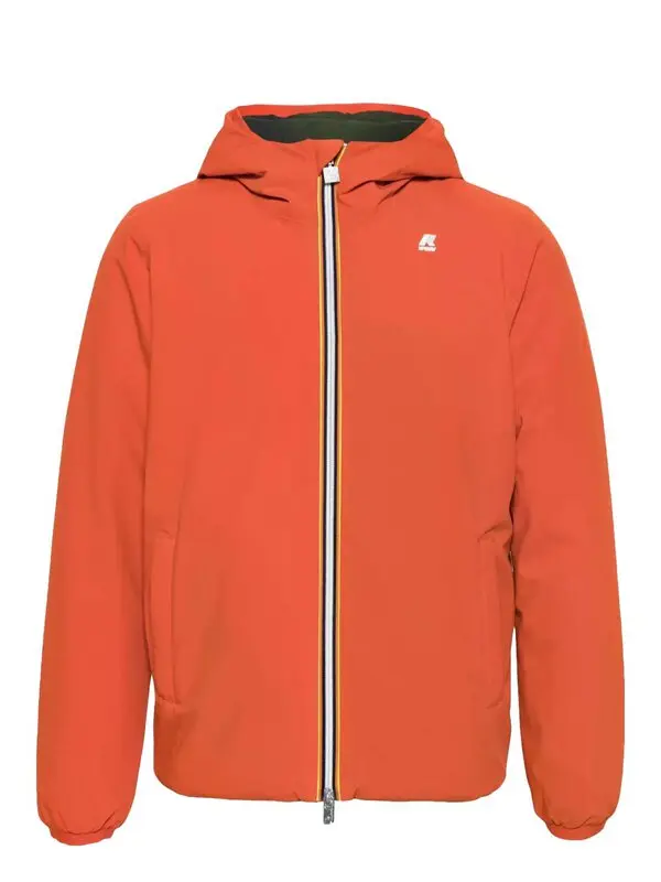 K-WAY Reversible Zip-up Hooded Jacket - Orange
