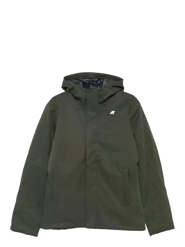 K-WAY Jack Twill Marmotta Jacket - Green