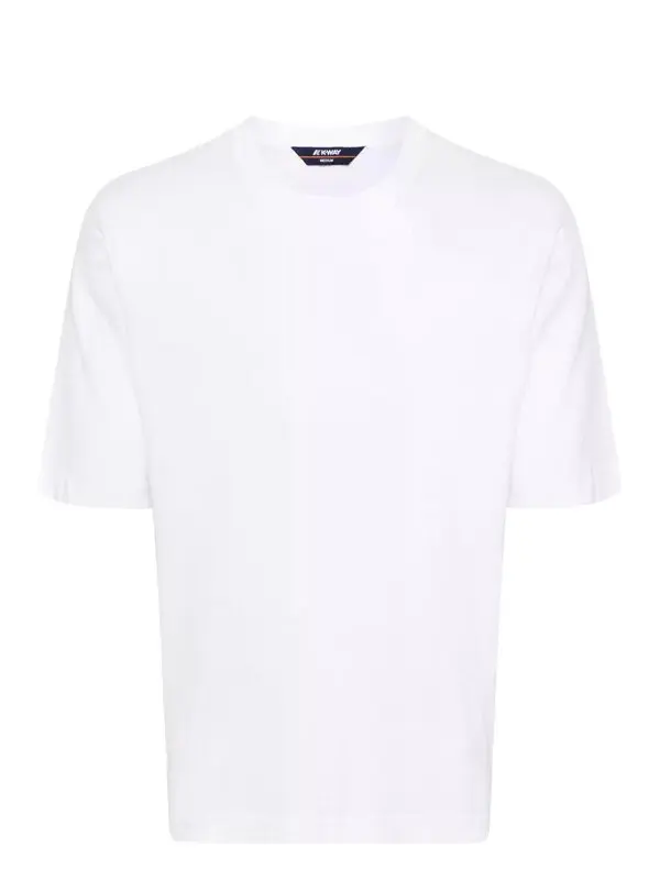 K-WAY Crew-neck Knitted T-shirt - White