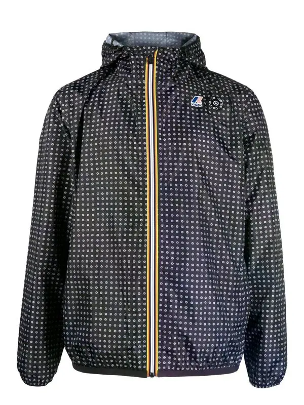 K-WAY X 10 Corso Como Polka-dot Jacket - Black