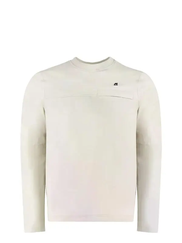K-WAY Logo-patch Sweatshirt - Neutrals