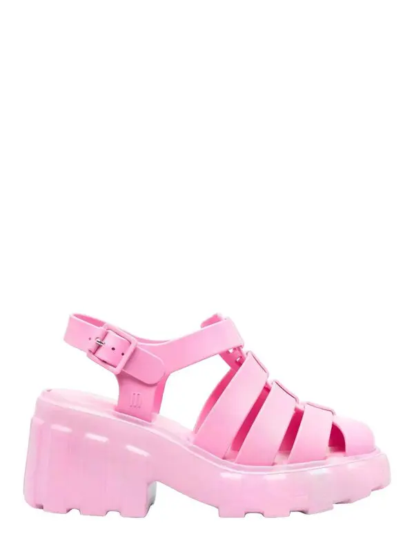 Melissa Megan 70mm Caged Sandals - Pink