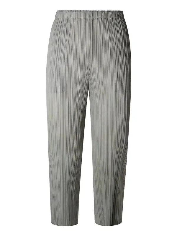 Issey Miyake Pleated Trousers - Grey