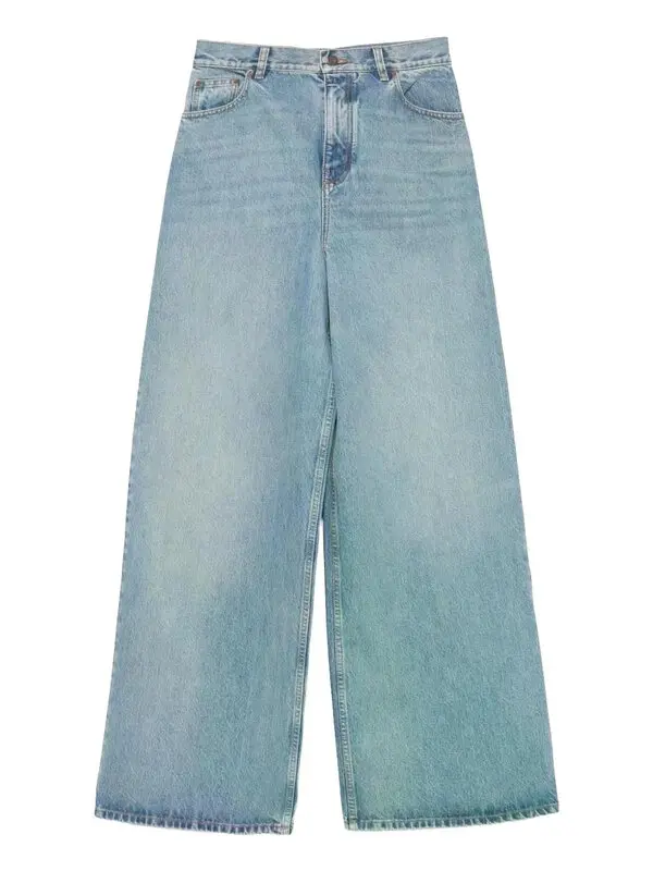 Chloé High-rise Wide-leg Jeans - Blue