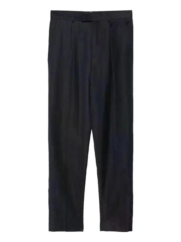 Zegna Pleat-detail Trousers - Blue