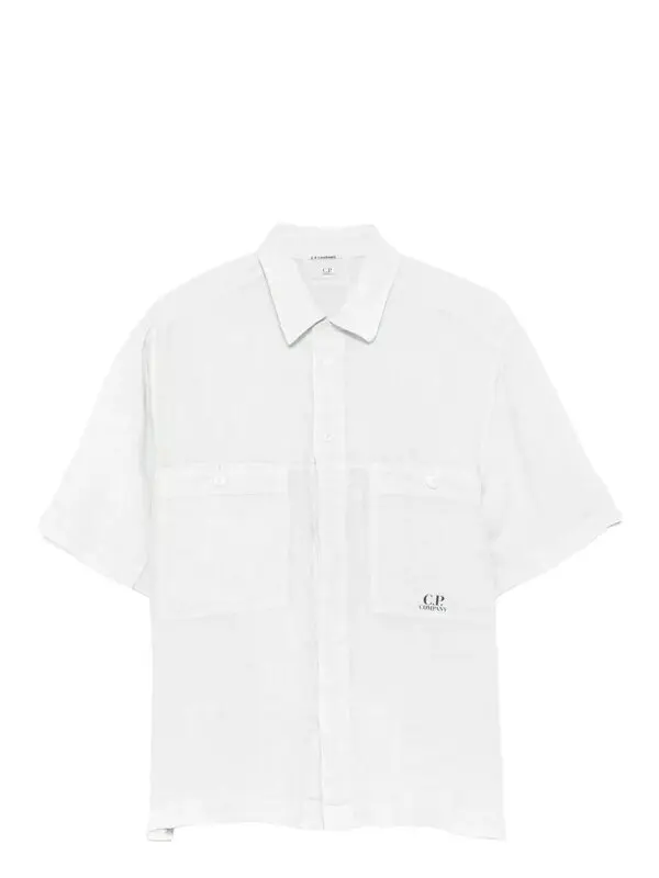 C.P. COMPANY Linen Shirt - Blue
