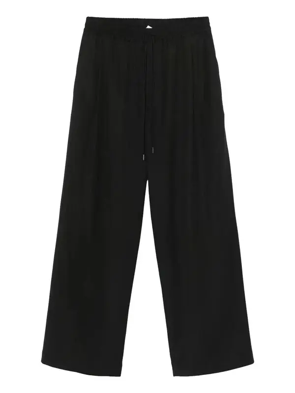Isabel Benenato Pleat-detailing Trousers - Black