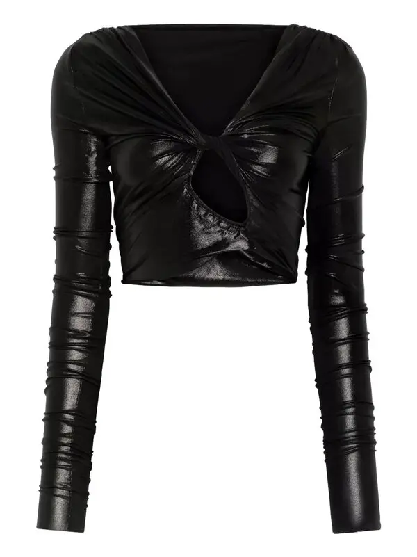 Rick Owens Cropped Top - Black