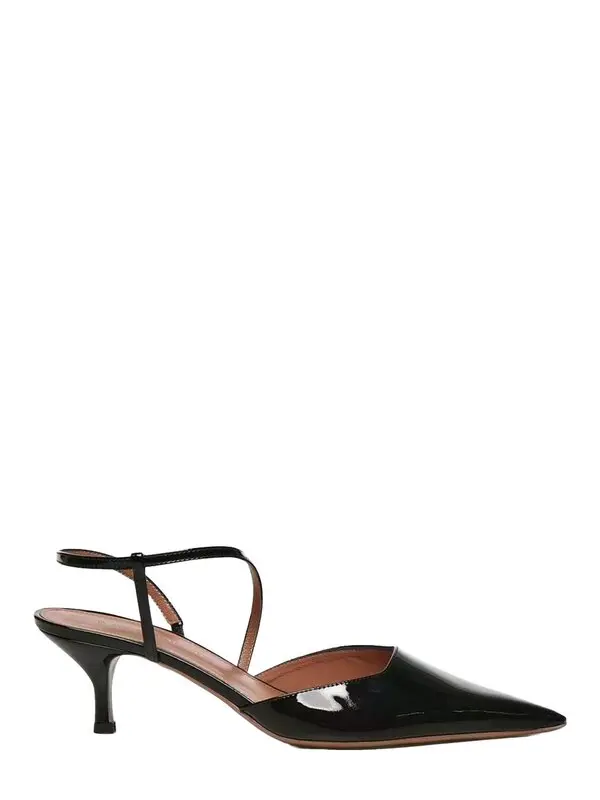 GIULIANO GALIANO 50mm Demi Pumps - Black