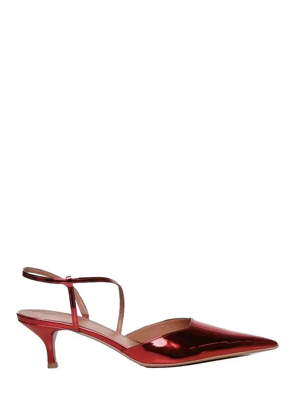 GIULIANO GALIANO 50mm Demi Pumps - Red