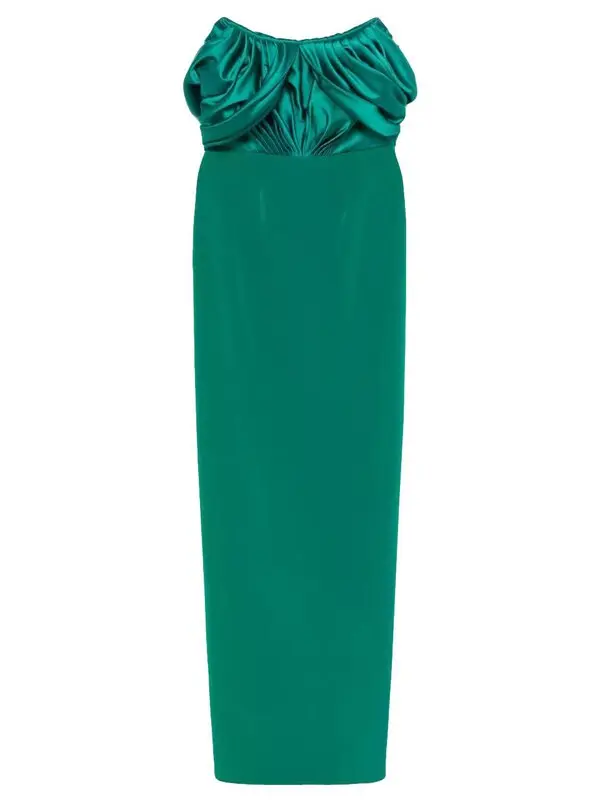 RHEA COSTA Latifa Maxi Dress - Green