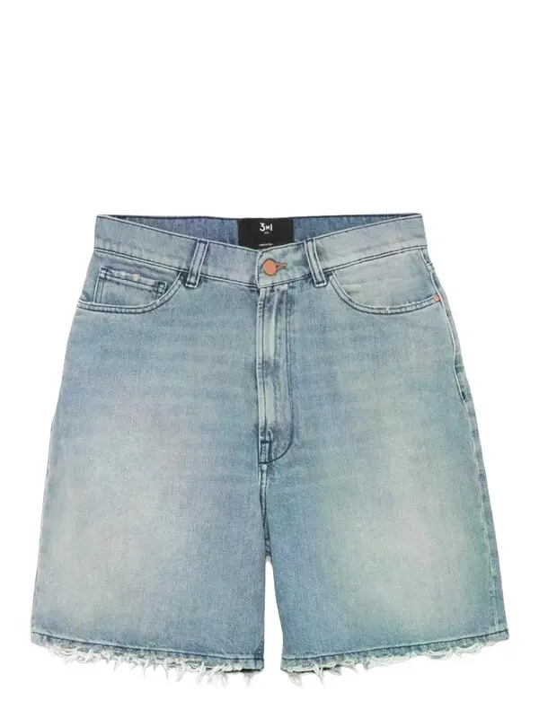 3x1 Skater Bermuda Shorts - Blue