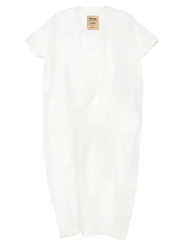UMA WANG Addy Midi Dress - White