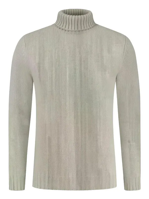 Fedeli Roll-neck Jumper - Grey