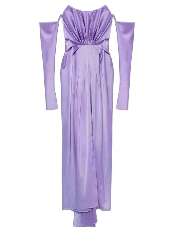 RHEA COSTA Helyna Wisteria Maxi Dress - Purple