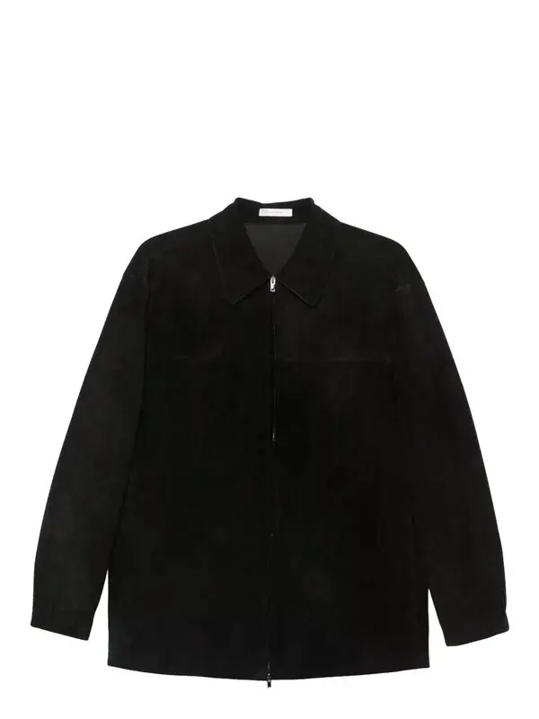 THE ROW Theon Overshirt - Black