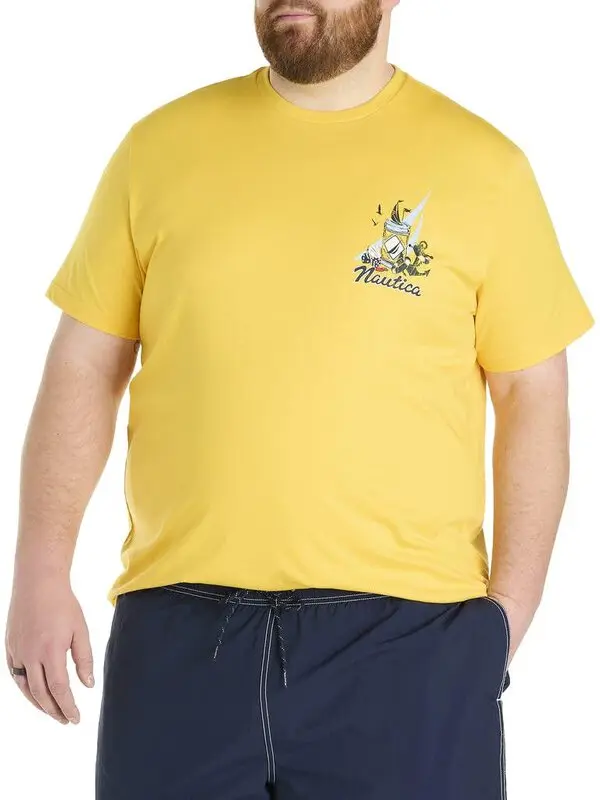 NAUTICA Big & Tall Getting Tipsy Graphic T-shirt - Lemonchrome