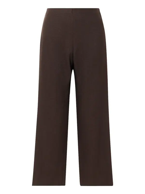 BLAZÉ MILANO Ariosa Morelia Cropped Flared Pants - Brown