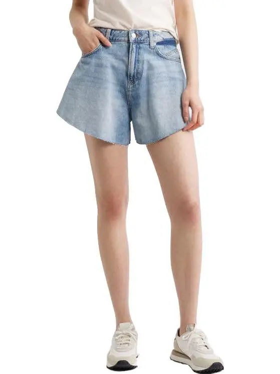 Hugo Boss Gusset Outseams Denim Shorts - Light Blue