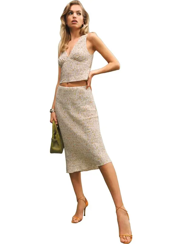 REFORMATION Ryan Two-piece Set - Ivory