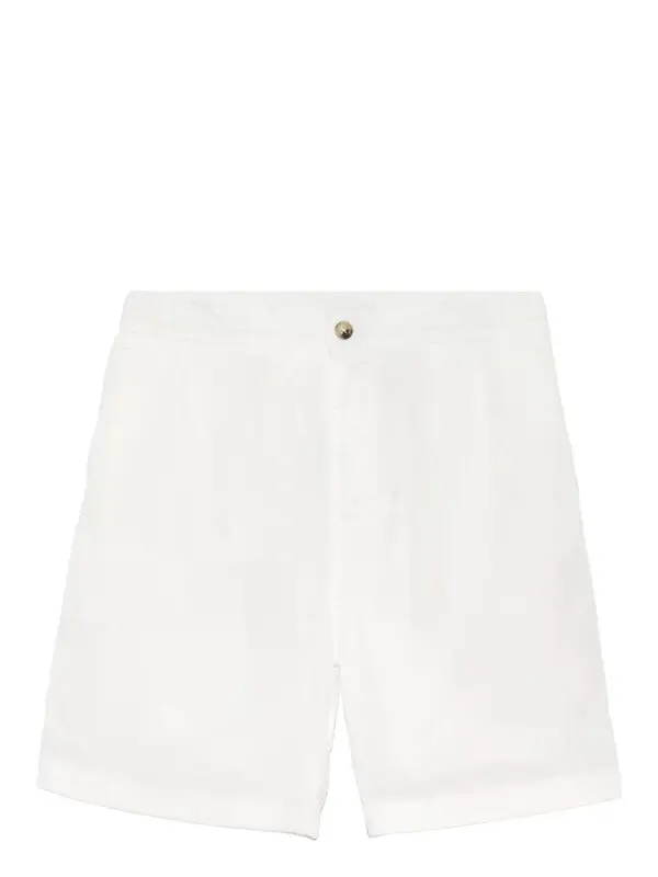 Altea Elasticated-waistband Shorts - White