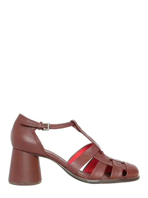 STUDIO CHOFAKIAN Nouvel 70mm Sandals - Brown